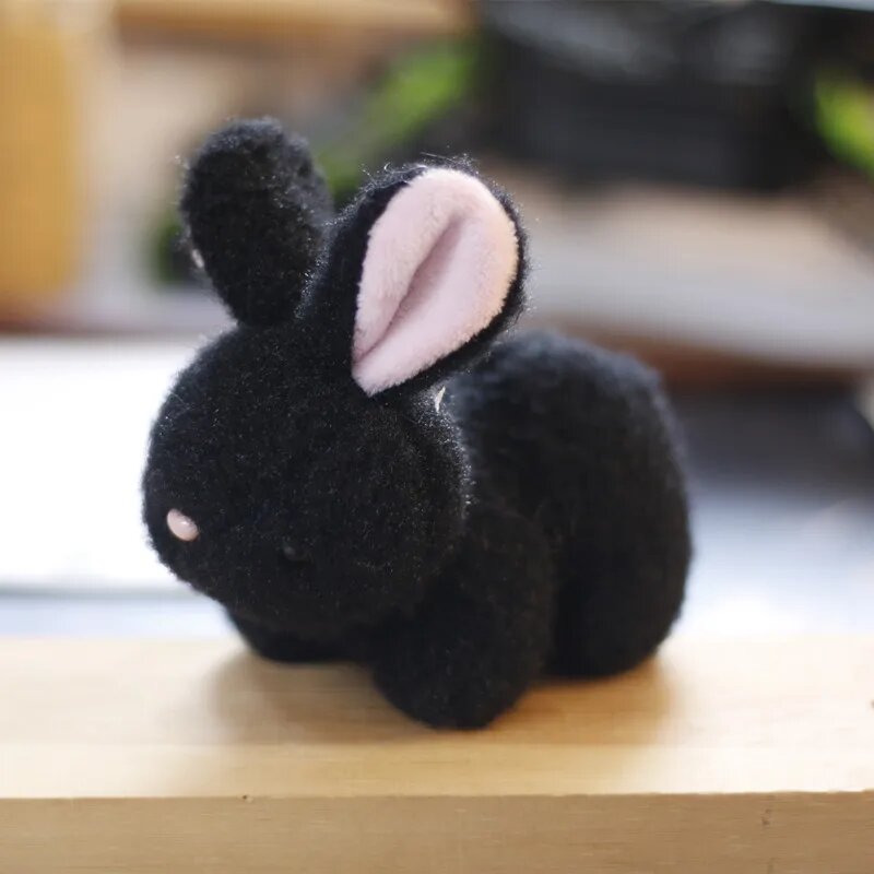 Плюшевый кролик и медведь Koma Черный, black1