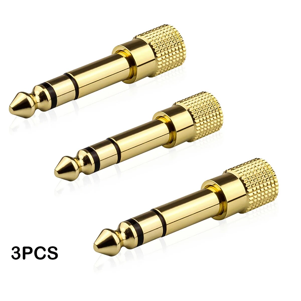 Переходник для наушников 6,35 мм на 3,5 мм 3 Pcs