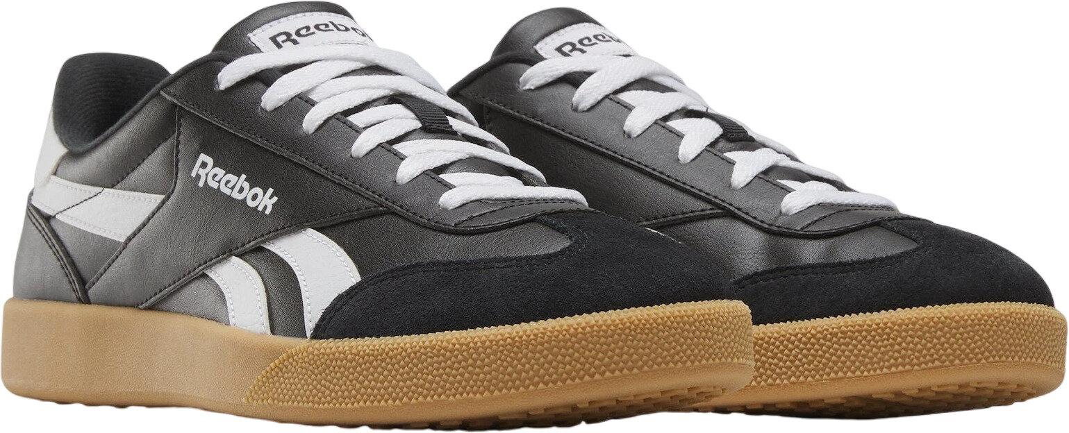 Кеды Reebok Smash Edge S, размер 8 US, черный/белый/коричневый — фото 1