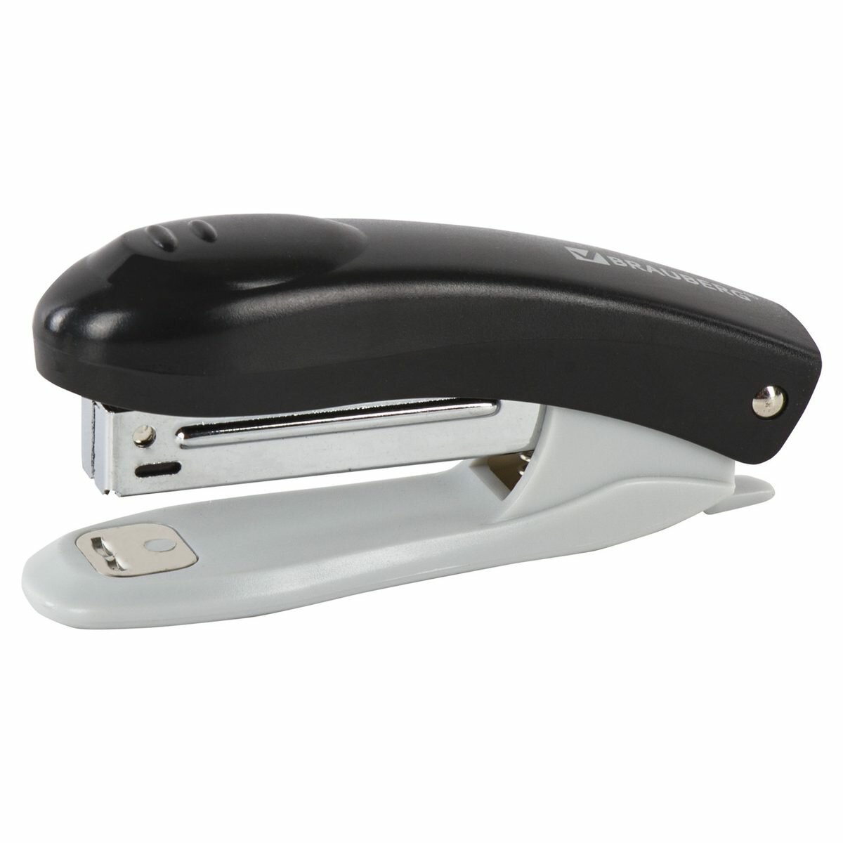 Степлер Brauberg Original, №10, до 12 листов, с антистеплером, черный (222529), 12шт.
