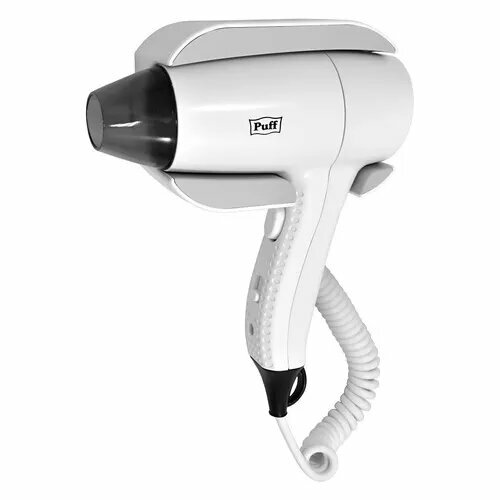 Фен PUFF 1405.034, 1200Вт, белый и белый