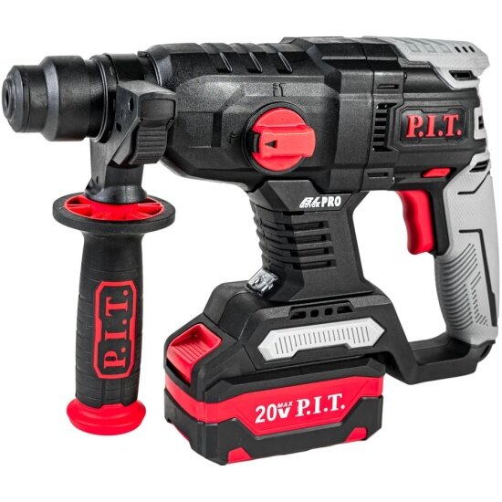Перфоратор P.i.t. PBH20H-22A/1 патр: SDS-plus уд:1.5Дж аккум. (кейс в комплекте)