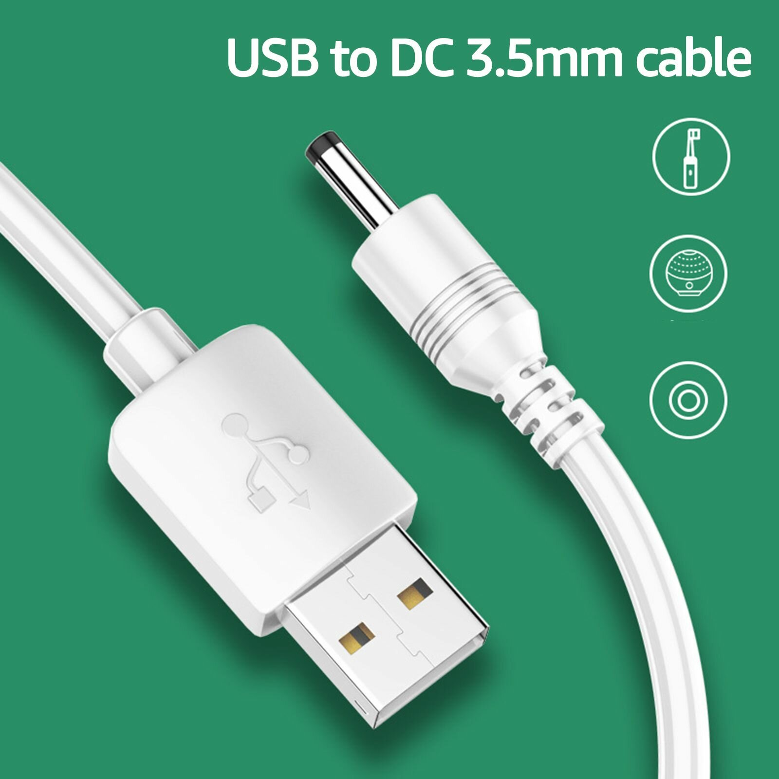 Кабельный USB -DC 3,5 мм кабель данных -0,5 м