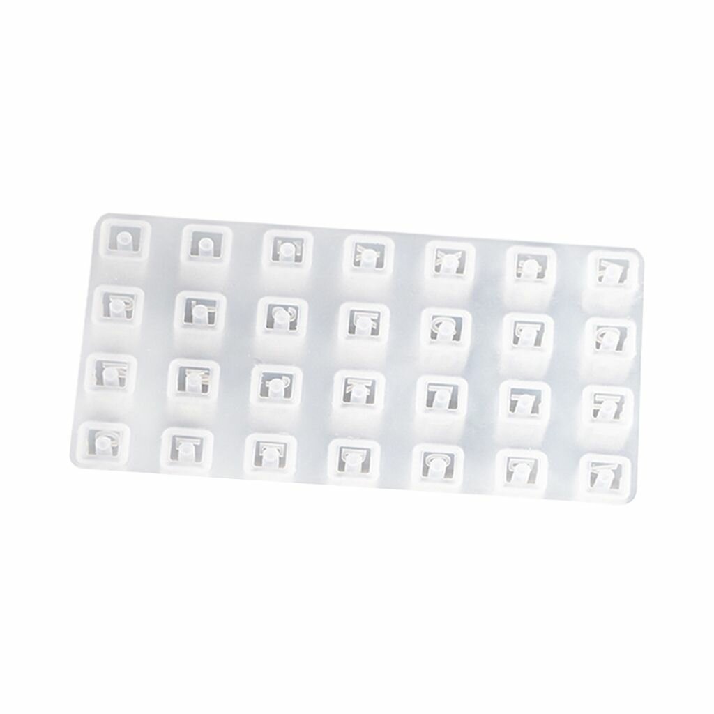 Силиконовая форма для браслета из бисера с 26 буквами