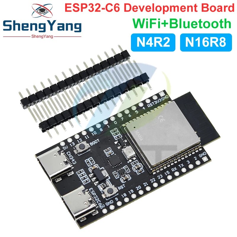 ESP32-C6 N16R8 DevKit C, 5шт — фото 1