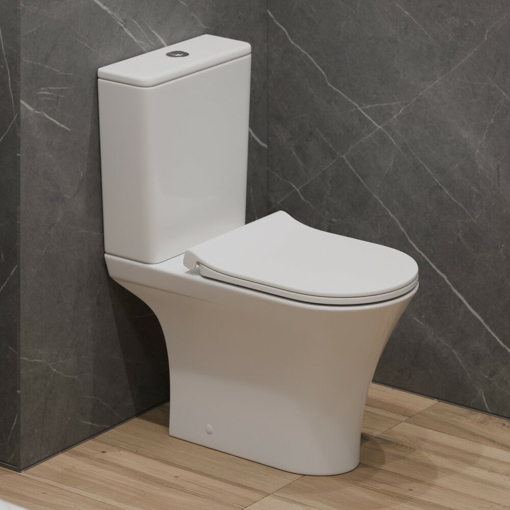 Унитаз-компакт EVA GOLD T2334 безободковый круговой смыв