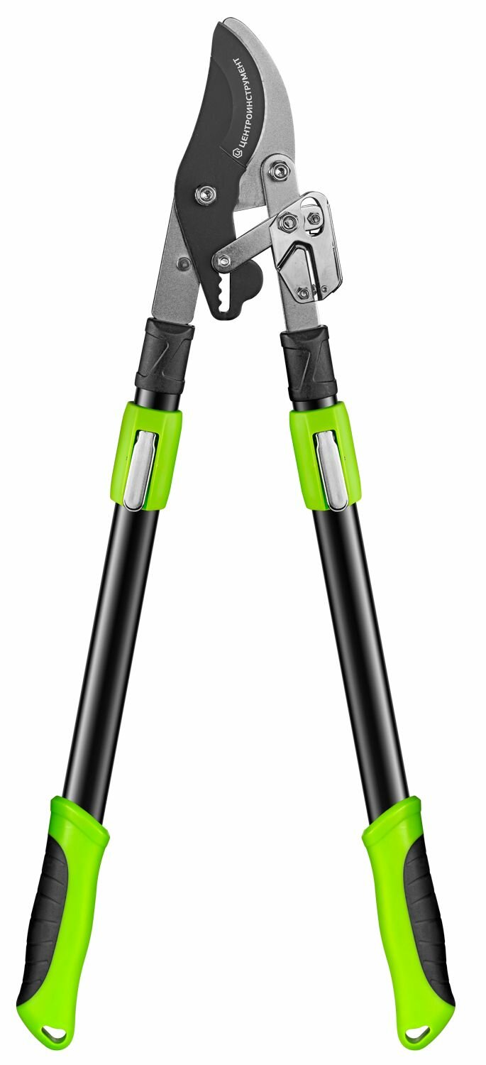 Сучкорез плоскостной с храповым механизмом и телескопическими рукоятками, Центроинструмент, арт.0207