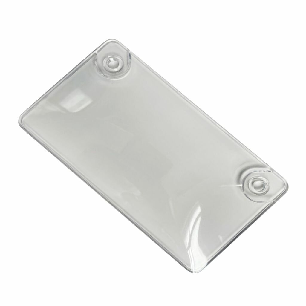 Дымчатый защитный щиток номерного знака для мотоцикла, Четкий