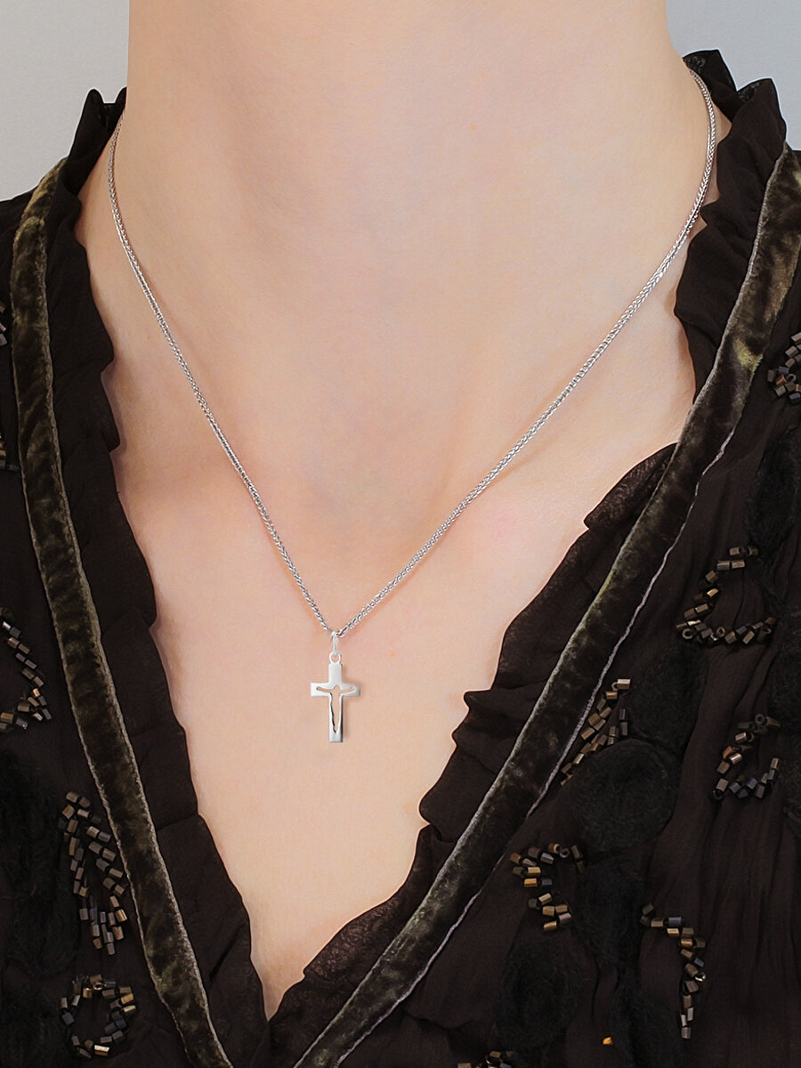 Подвеска, серебро, 925 проба, родирование