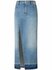Юбка Pinko Denim maxi skirt, размер 46, blue