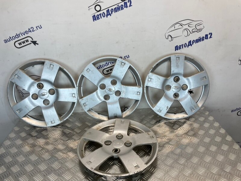 Б/У колпаки Chevrolet Aveo 2007 T250 F14D3 состояние на фото цена за 4 шт 42251 GENERAL MOTORS арт. 96653144