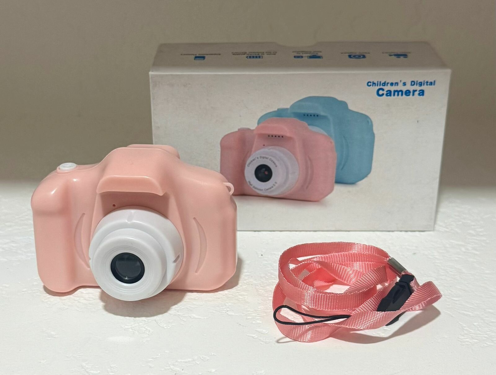 Детский цифровой фотоаппарат Camera, 1080Р, розовый