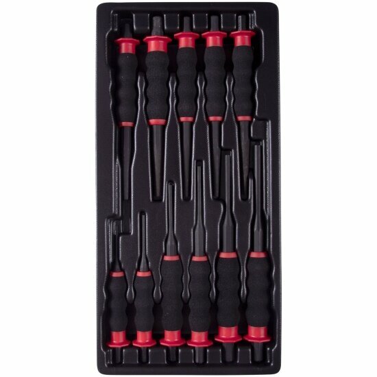 Набор выколоток King Tony бородков и кернеров, ложемент, 11 предметов