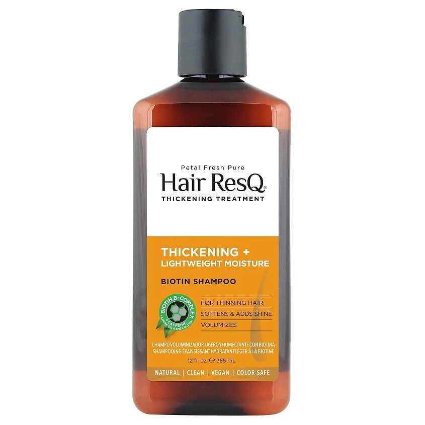 PETAL FRESH Шампунь легкий и увлажняющий для тонких волос Hair ResQ, 355 мл