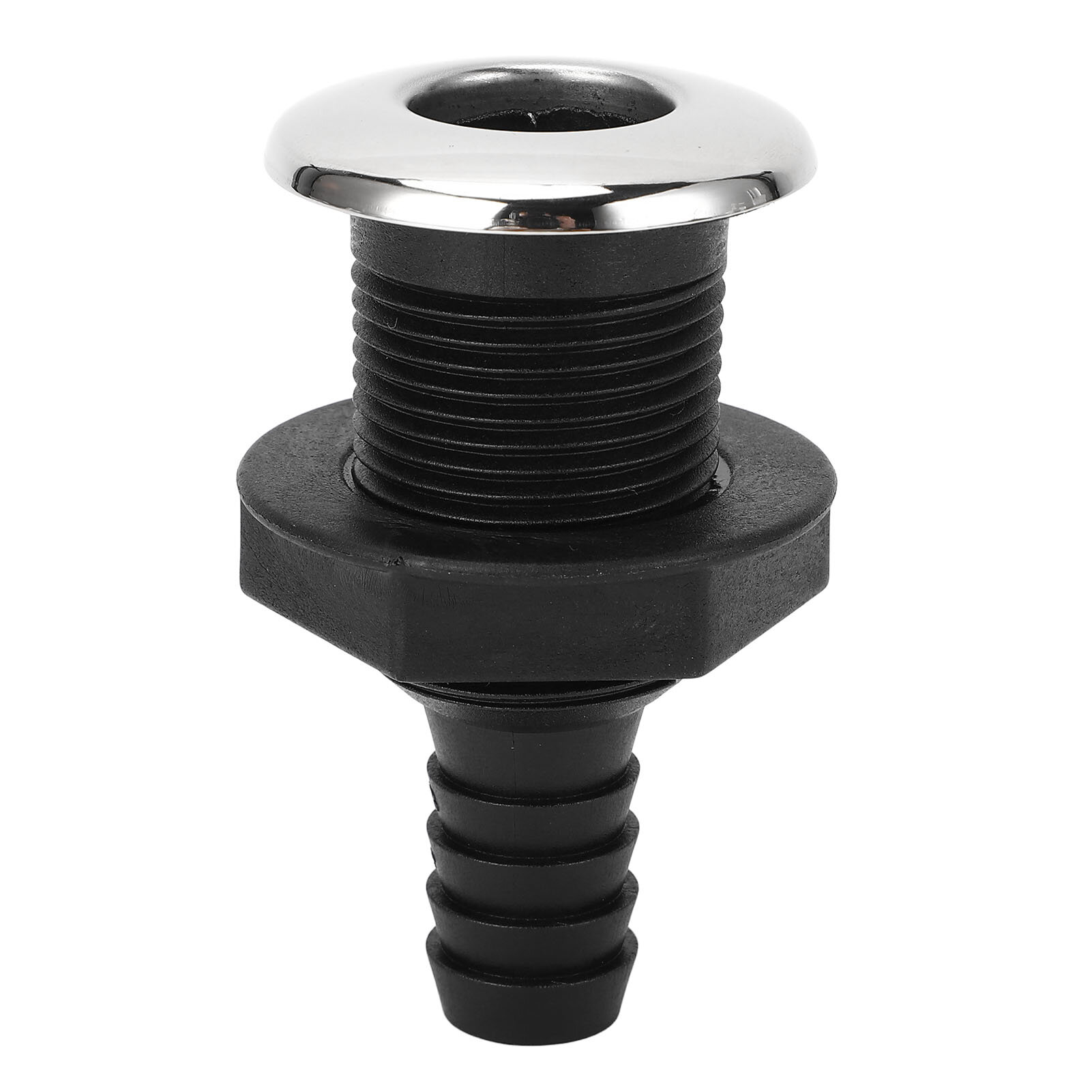 Фитинги для лодок 3/4 дюйма 20 мм, нейлоновый соединитель для шланга, проходящий через корпус, поворотная регулировка для лодочных транцев, колодцев для рыбы, ледяных ящиков, яхт, прямой