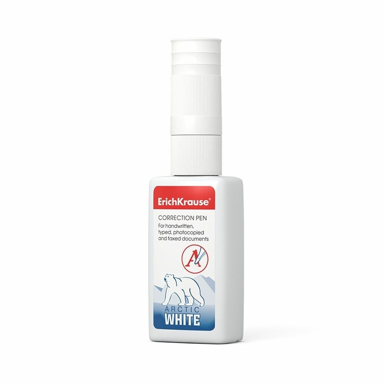 Корректор-ручка Erich Krause "Arctic White", морозоустойчивый, 12 мл (779)