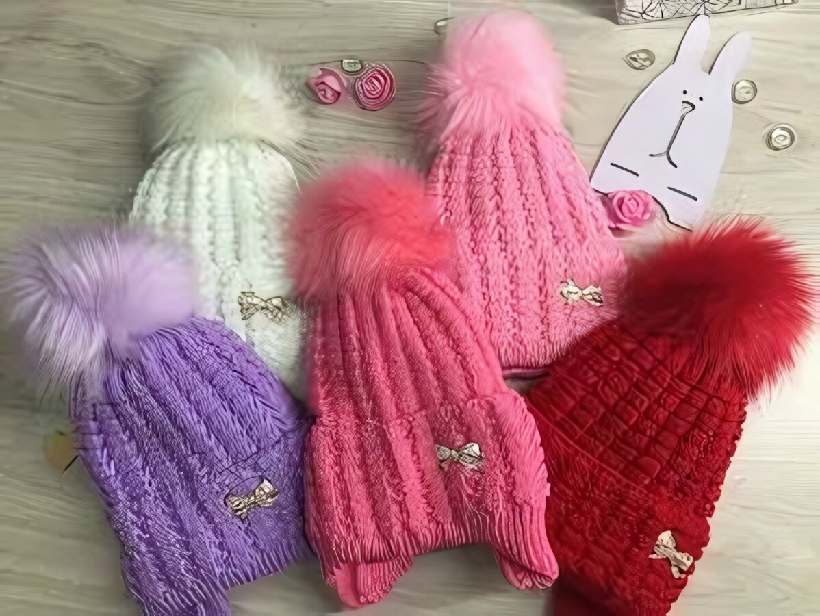 Шапка 0748 для девочек