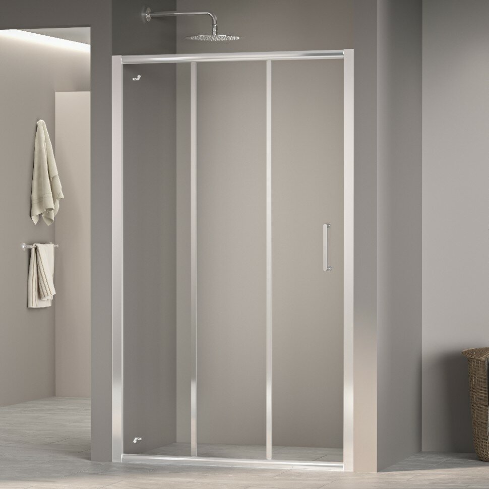 Душевая дверь RGW "Passage" PA-13, профиль серебристый, 1600 , установка универсальная