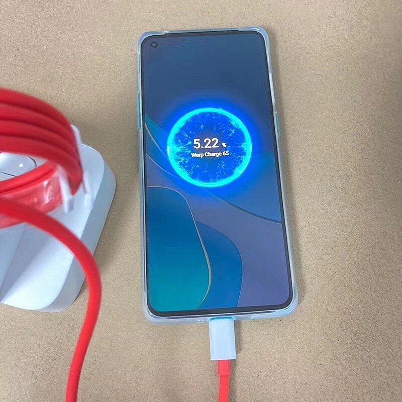 Кабель Type-C 65 Вт PD быстрой зарядки для OnePlus 8T/9/9R/9RT/9Pro и Huawei OPPO 1м TPE материал Цвет：Кабель PD