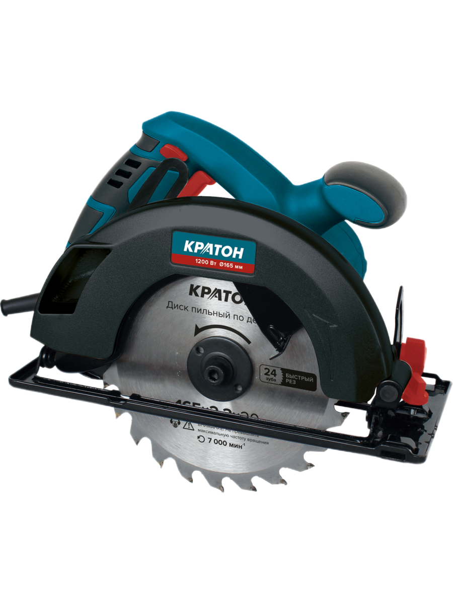 Пила циркулярная Кратон CS-1200/165