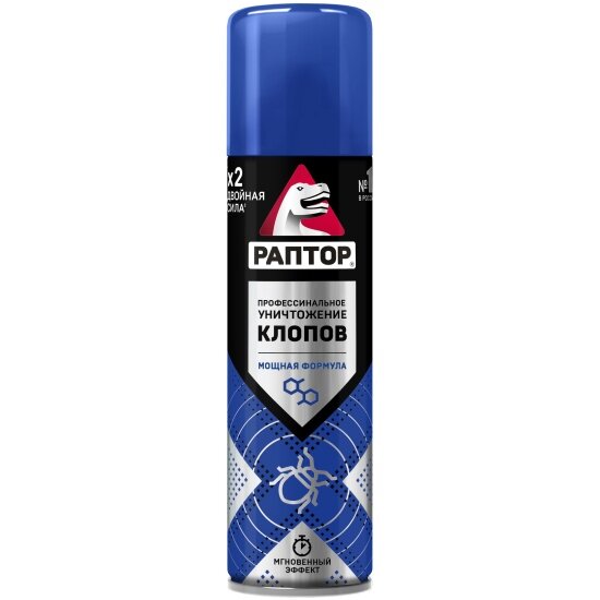 Спрей Раптор от клопов, аэрозоль, 225 мл