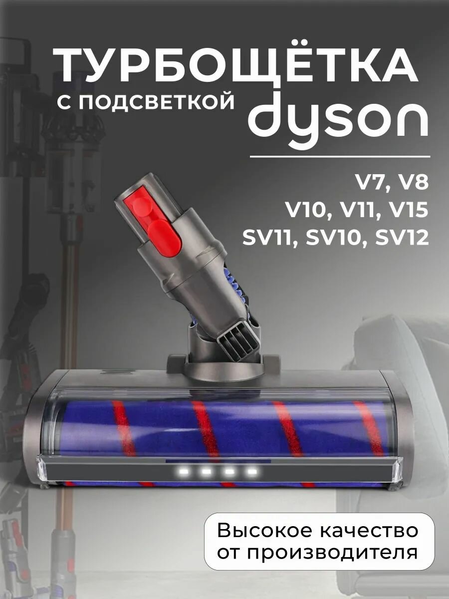 Турбощетка для пылесоса Dyson V7, V8, V10, V11