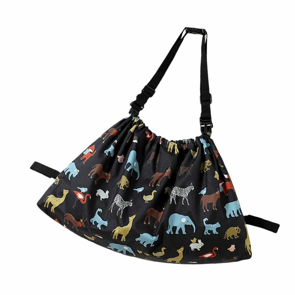 Сумка для детской коляски, черная