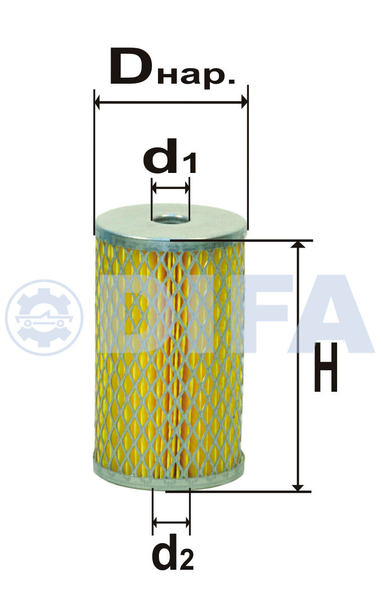 Фильтр топливный КАМАЗ 6305М (дифа)