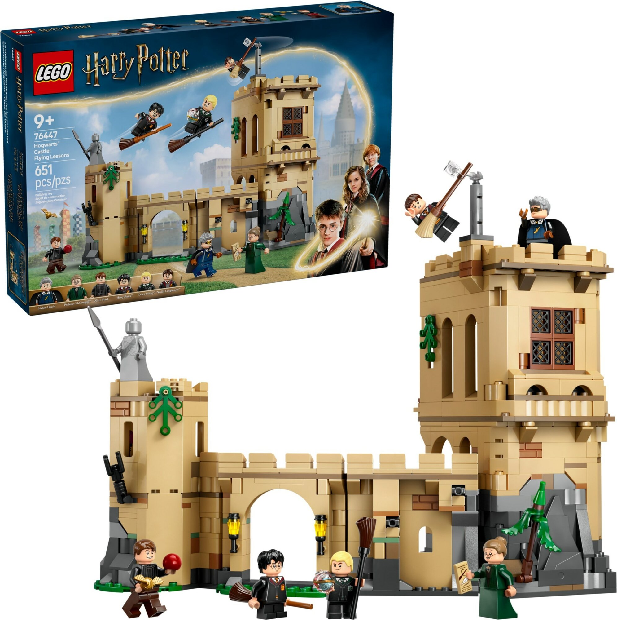 Конструктор LEGO Harry Potter 76447 Замок Хогвартс: Уроки полетов (Lego 76447)