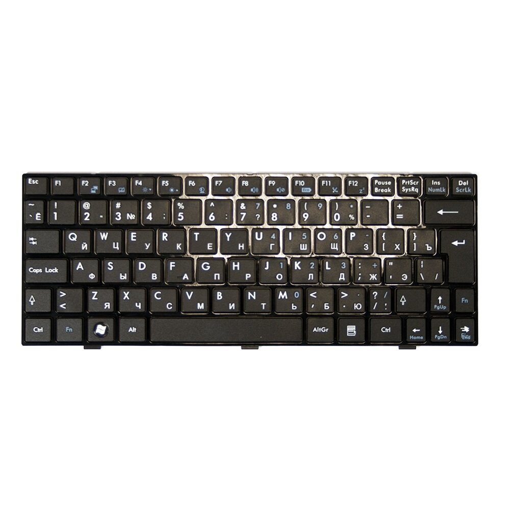 Клавиатура для ноутбука MSI U135, U135DX, U160, U160DX, U160DXH, U160MX (p/n: MS-N014, V103622CK1, V103622AK1)