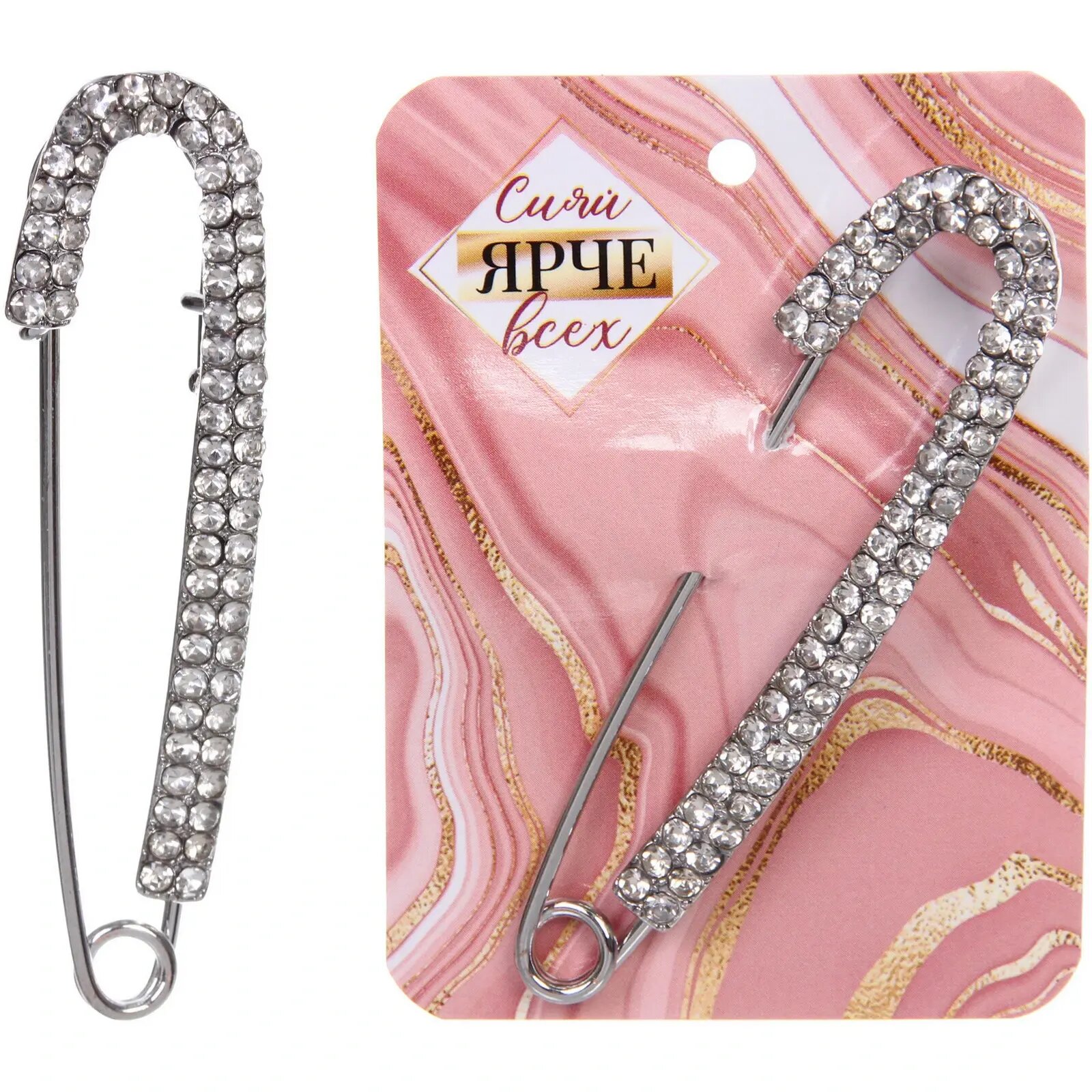 Брошь, кристалл