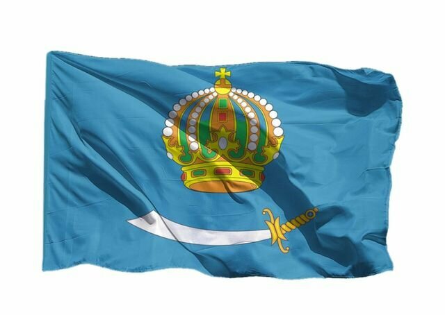 Флаг Астраханской области, 70х105 см - для ручного древка