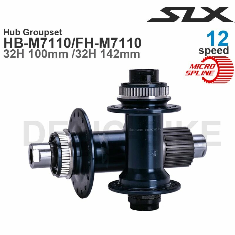 SHIMANO SLX задняя втулка 12 скоростей M7110 F100 R142 32H