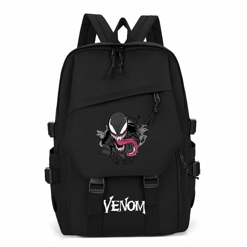 42 x 29 x 13 cm, Черная, Рюкзак, Веном, Venom