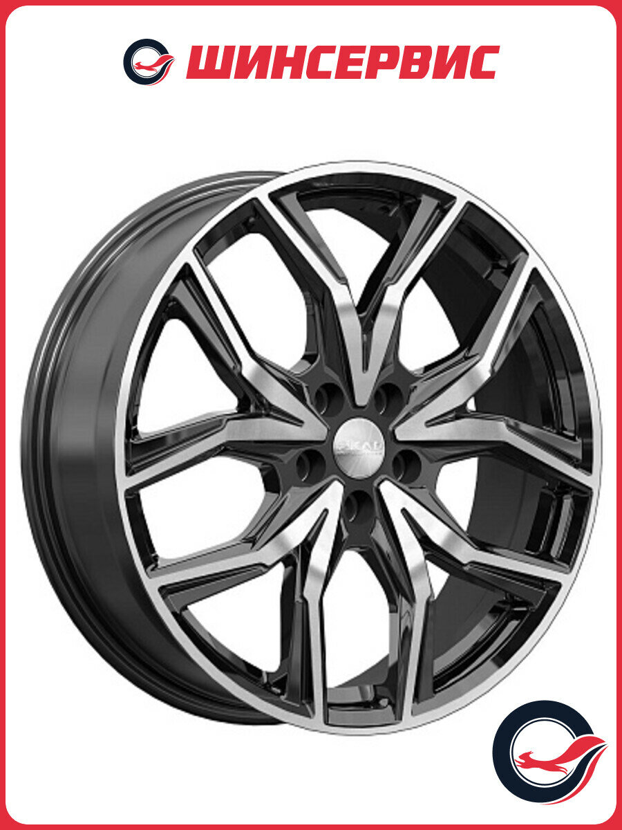 Литой диск Скад Арика R19x8.0J 5x114.3 ET35 ЦО60.1
