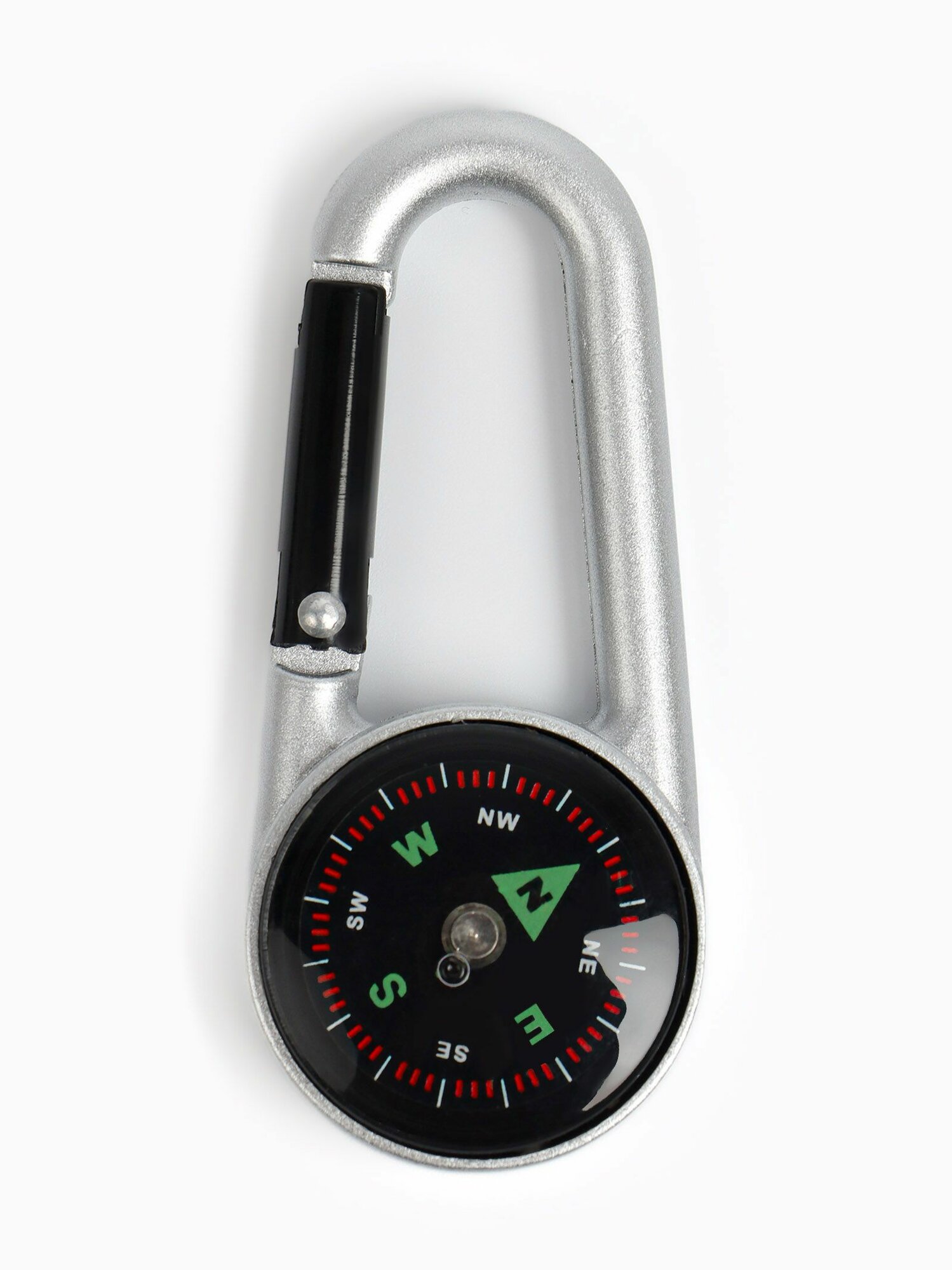 Компас с карабином C27, d 3 см, металлический