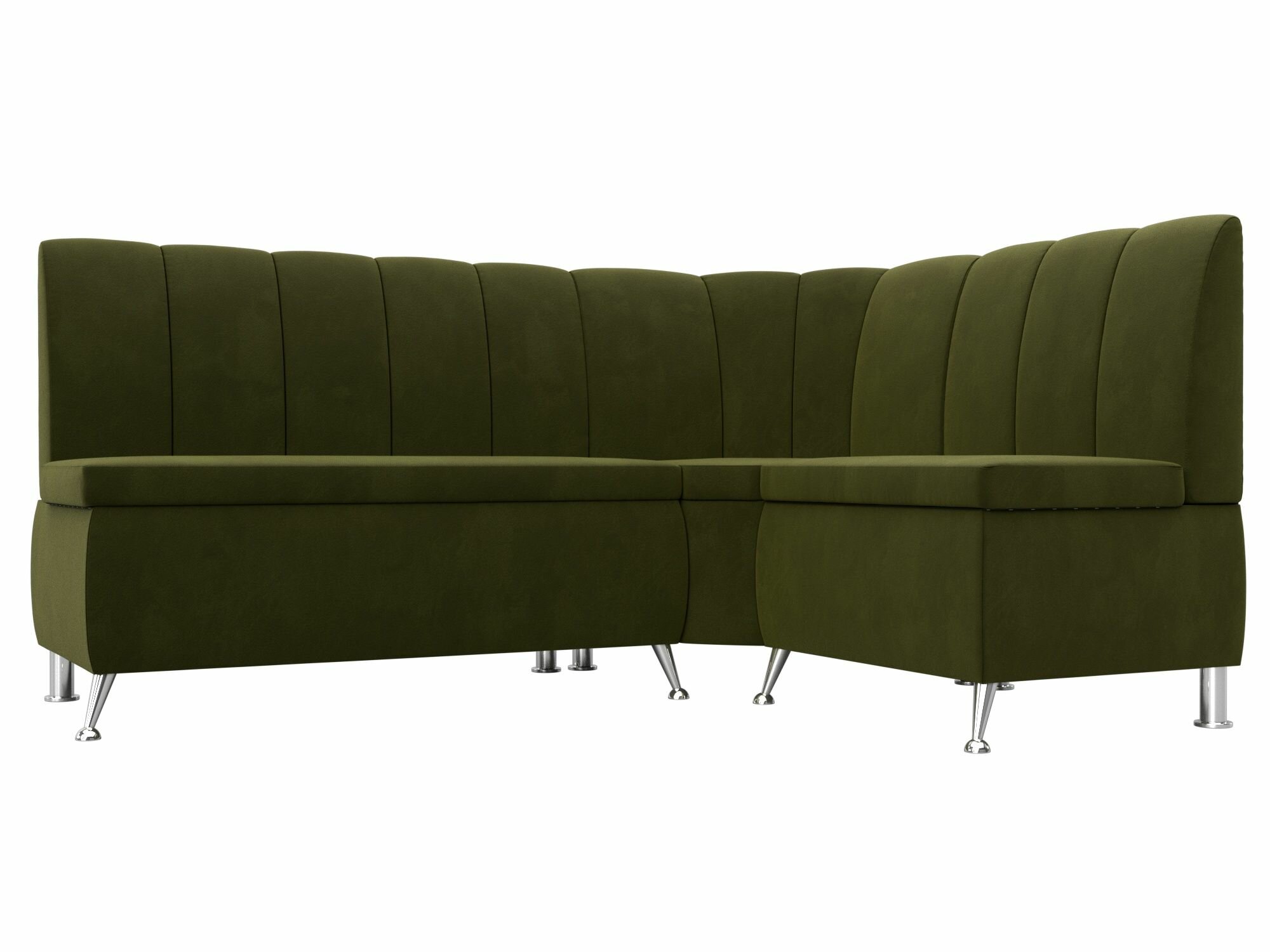 Диван кухонный угловой Кантри правый угол, микровельвет, Хит Диванов