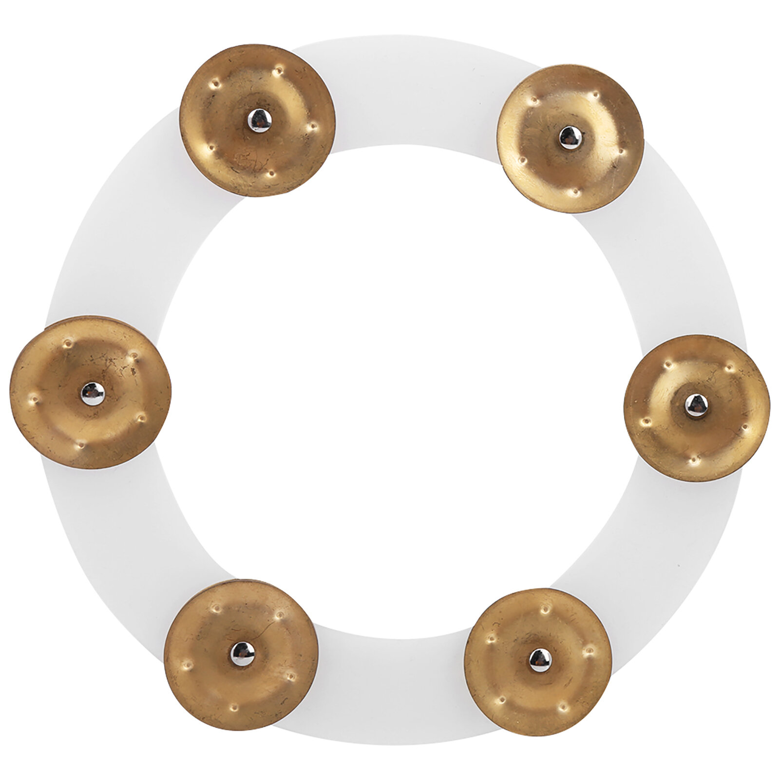 Барабанные тарелки, хай-хэт, тамбурин, ударная установка, колокольчики из нержавеющей стали, аксессуары для ударных инструментов, золотистый цвет.