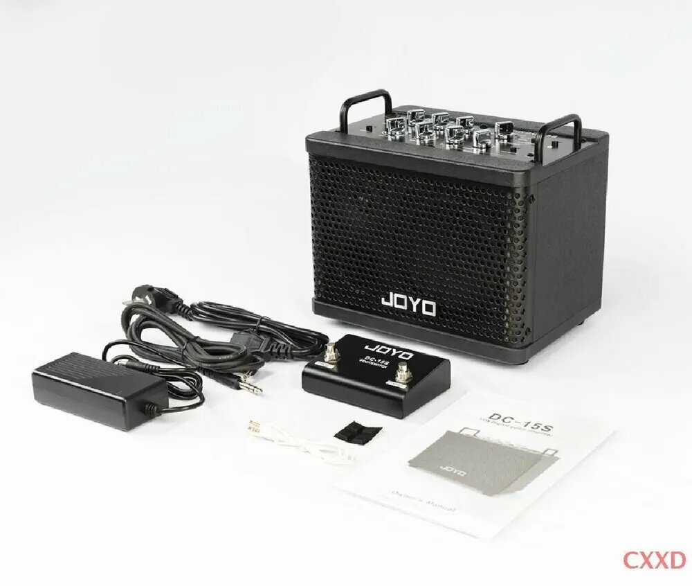 Гитарный комбоусилитель Joyo DC-15S, 15Вт, портативная петля эффектов, Bluetooth 4.0, черный