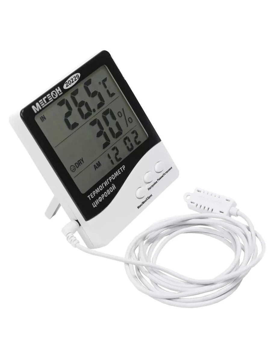 Термогигрометр мегеон 20229 с поверкой