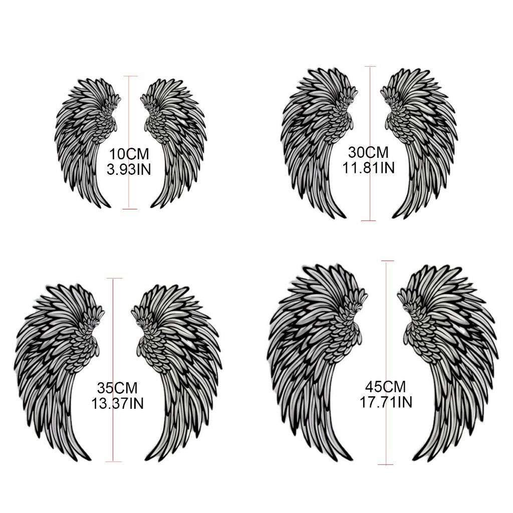 1 пара крыльев ангела, декоративная наклейка на стену, световое украшение для фотографии дома, спальни, общежития