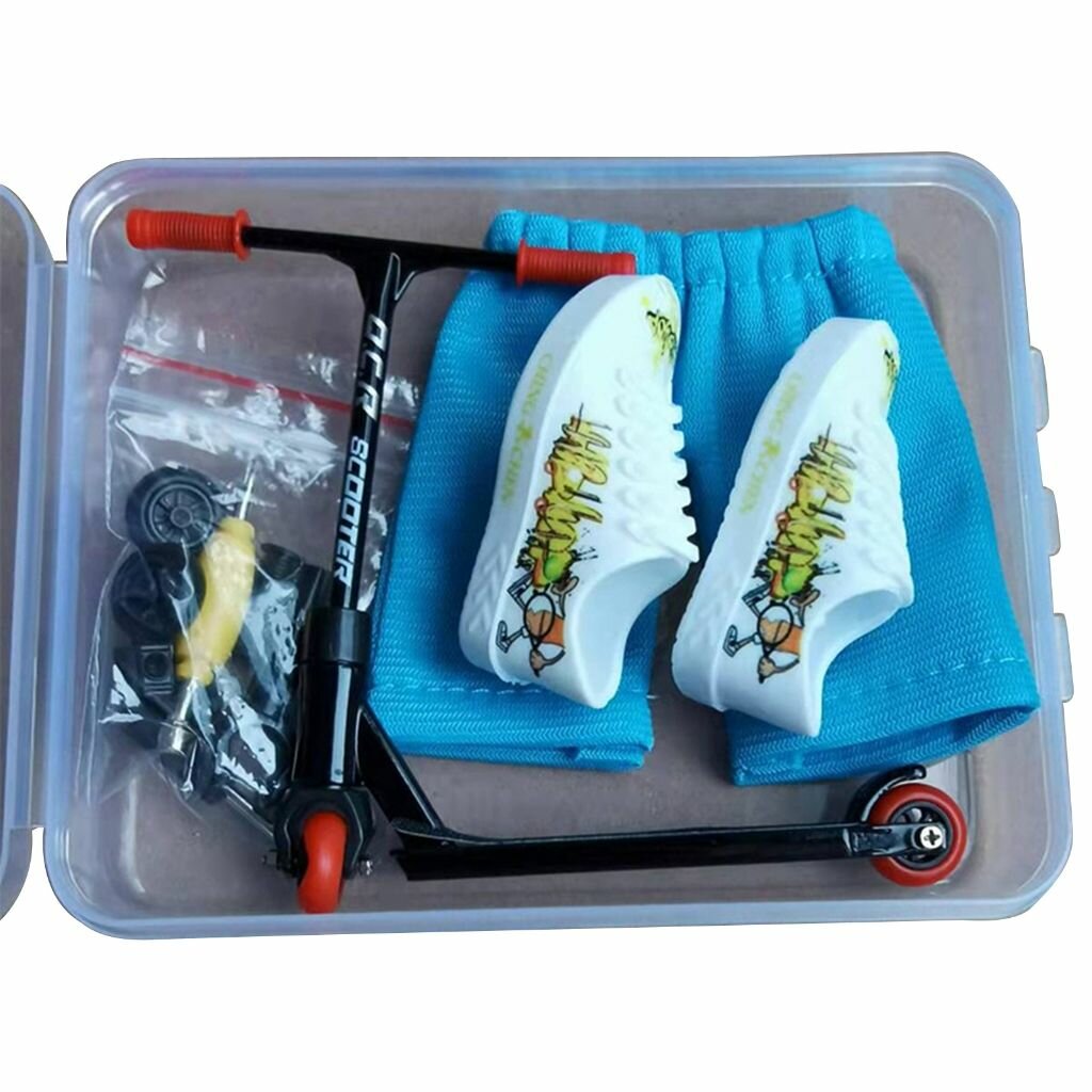 Набор мини-самокатов для пальцев с аксессуарами