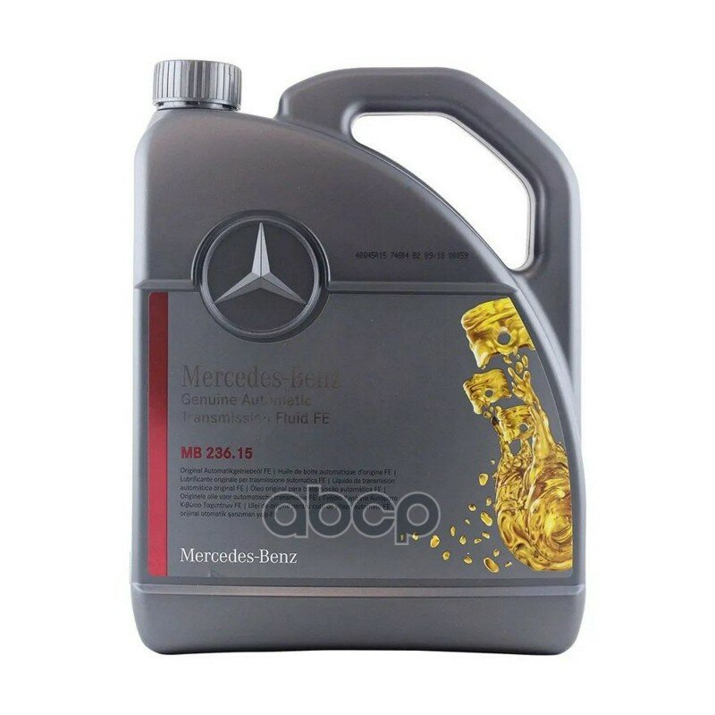 Жидкость трансмиссионная MERCEDES-BENZ ATF MB 236.15 5L MERCEDES-BENZ арт. A000989440413FULW