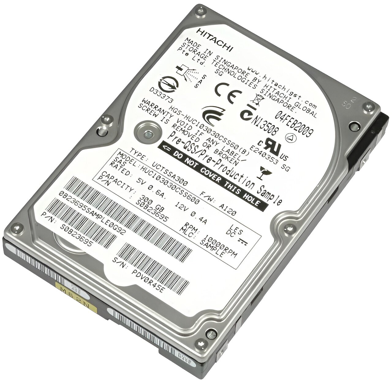 Жесткий диск HDD 2.5" 300Gb, SAS, Toshiba, 10000rpm, 16Mb (MBD2300RC)