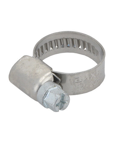 Хомут металлический червячный 12-20, 9мм Вихрь