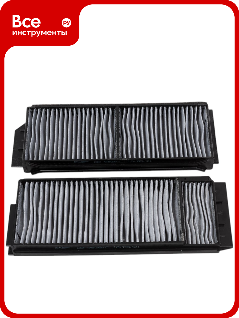 Фильтр, MAZDA, салона MAZDA 3 I BK /5 II CR /5 III CW 05- угольный 2 шт BIG FILTER GB9838C, подходит