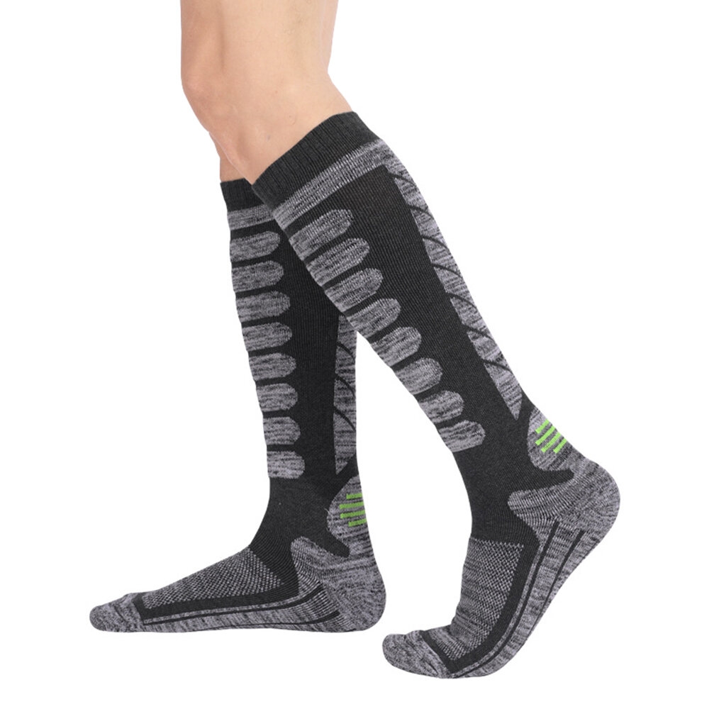 Длинные лыжные носки для зимних видов спорта, носки для катания на лыжах и сноуборде, походные носки