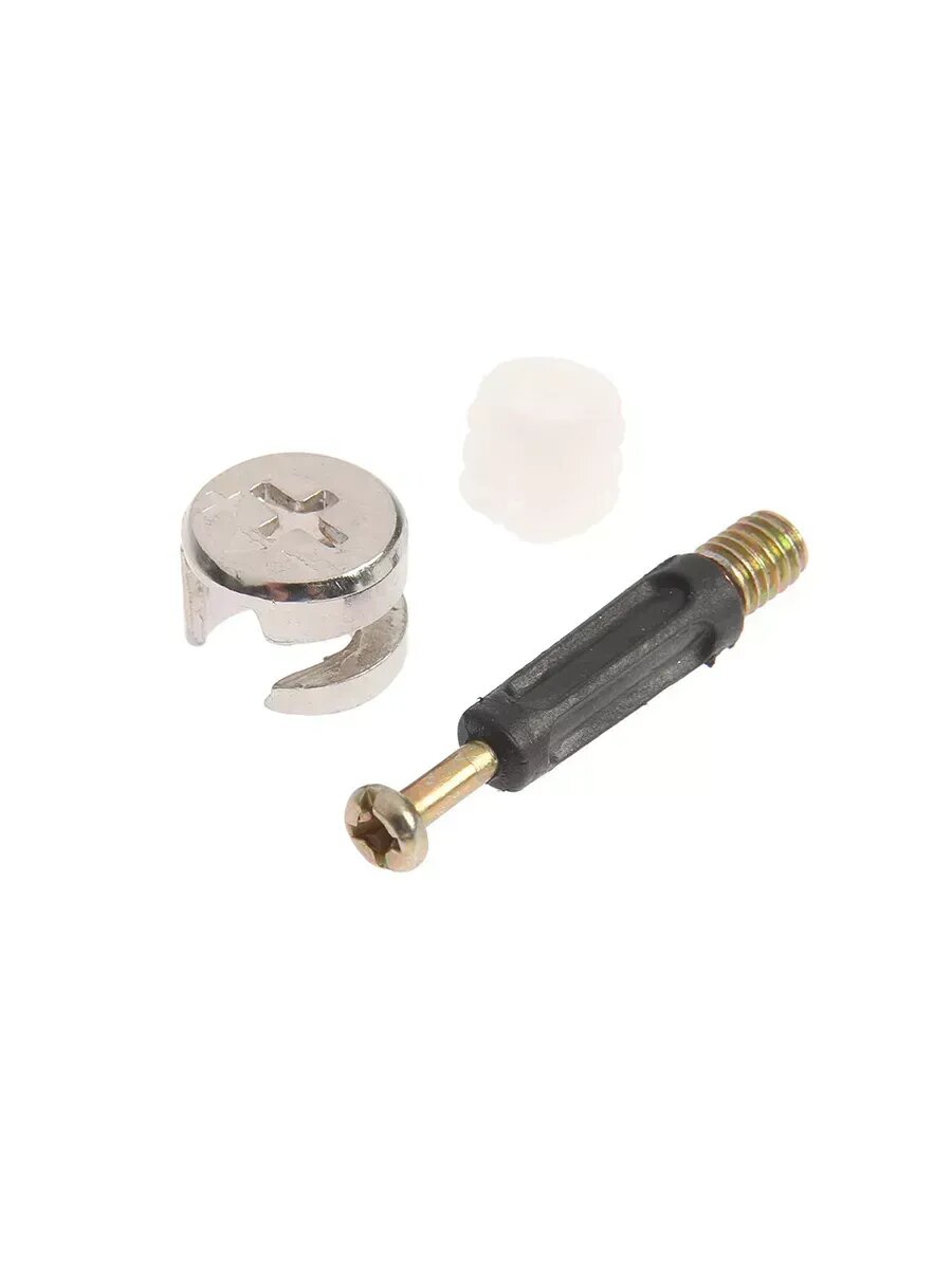 Эксцентриковая стяжка, d-15 мм, H-12 мм, 10 шт.