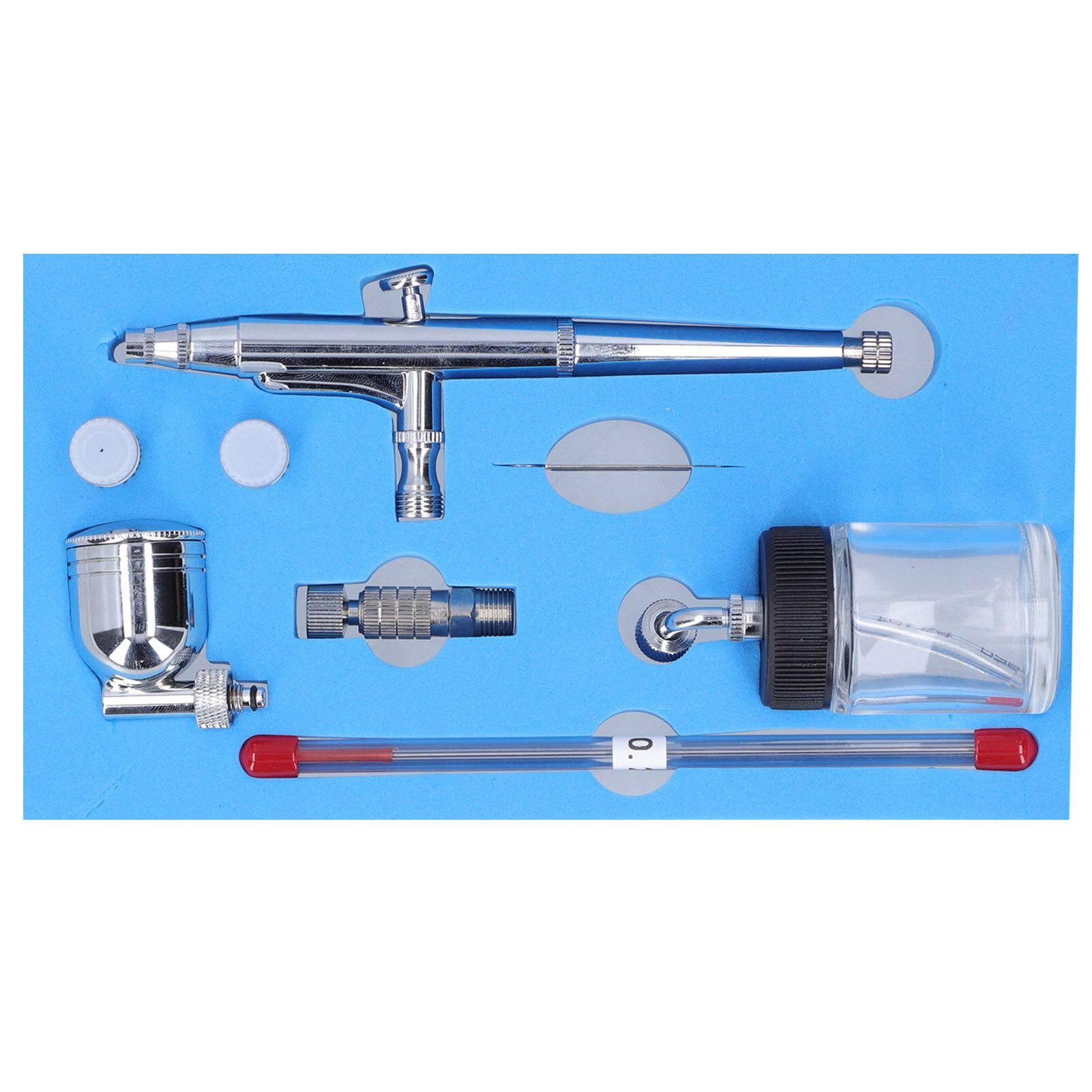 Набор для аэрографии G1/8: пистолет-распылитель и комплект для рисования моделей и домашнего декора