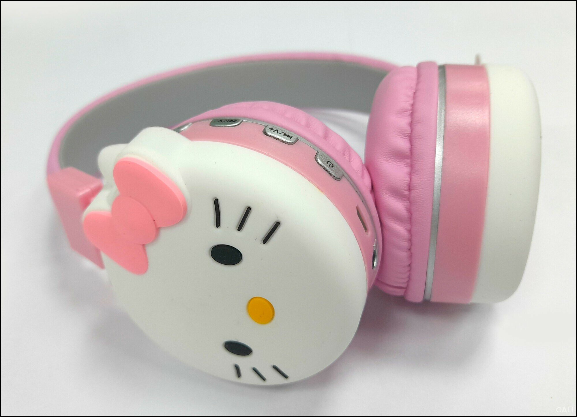 Милые беспроводные наушники Hello Kitty розовые